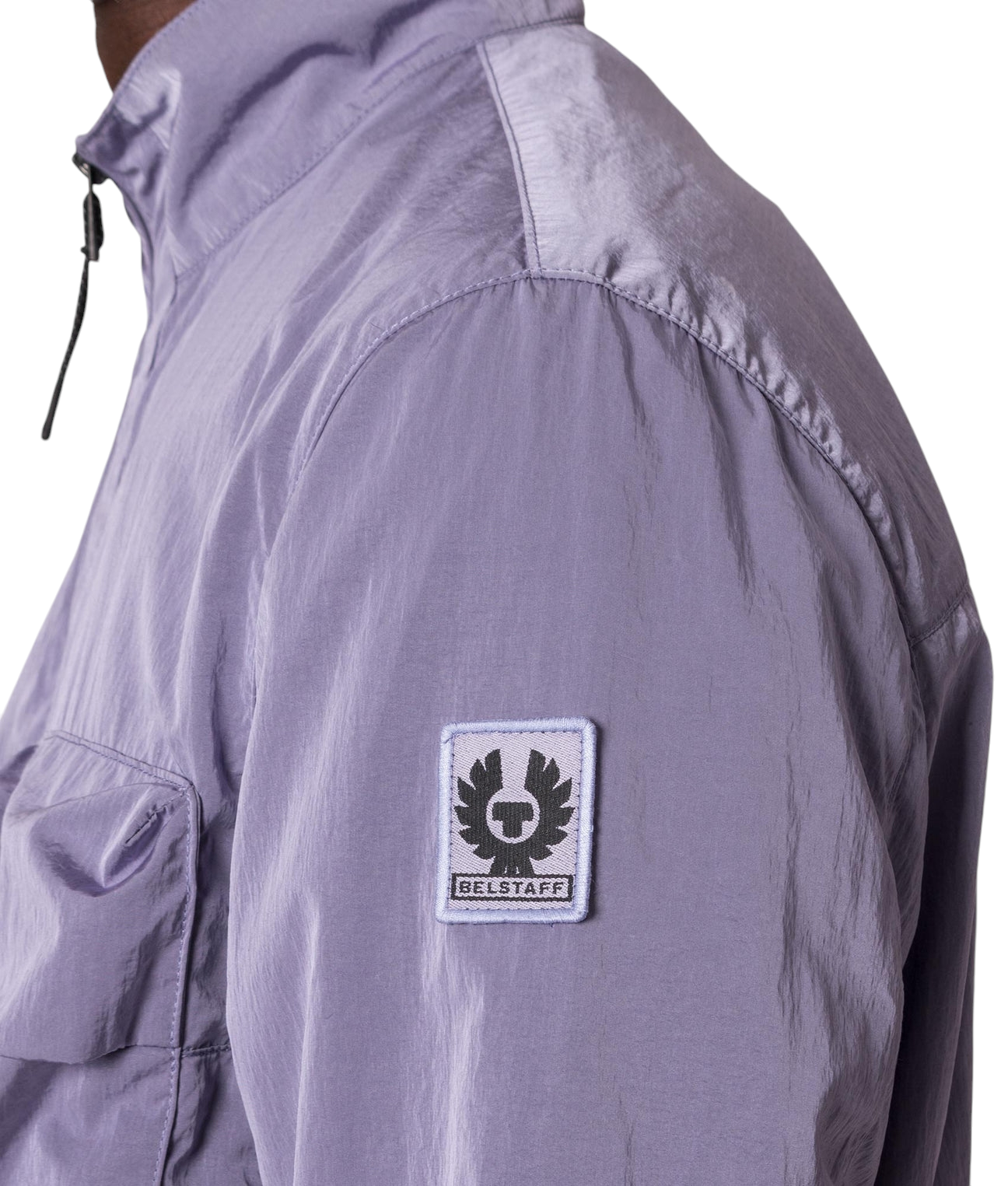 Belstaff Ramp Shimmer Shell Violet Jacket