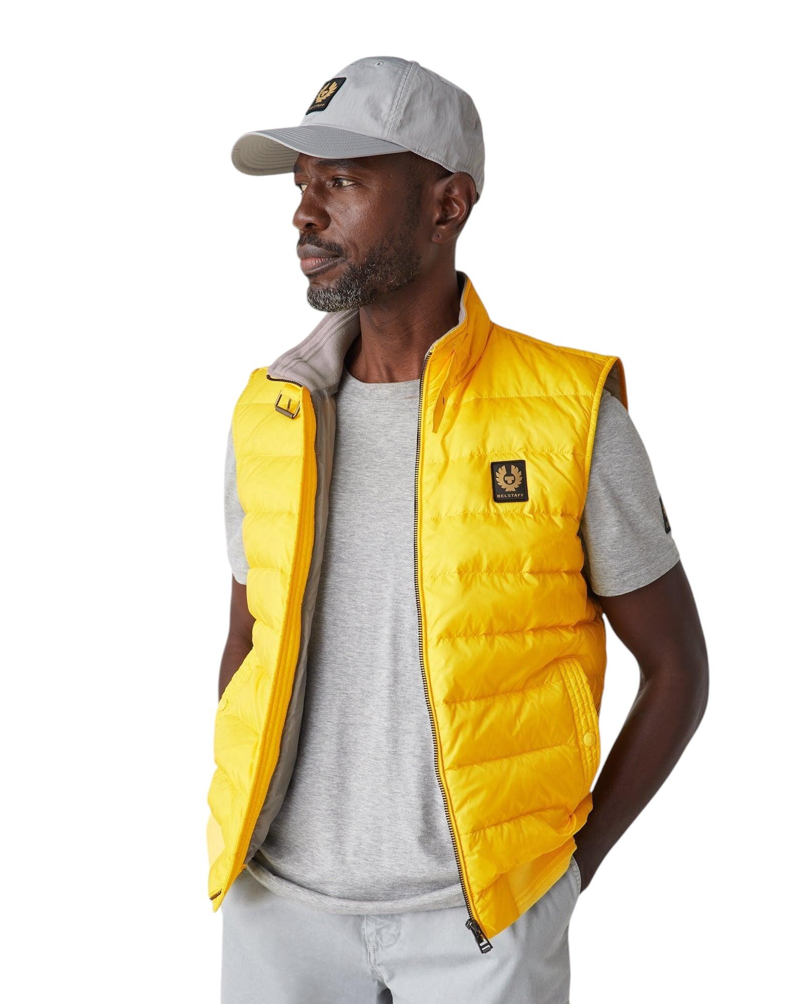 Belstaff Circuit Oxide Yellow Gilet Vest Down