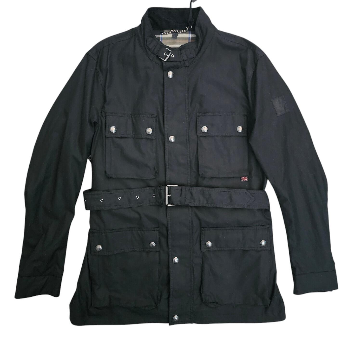 Belstaff Roadways Jacket Black Lightweight Waxed Cotton Jacket Roadmaster Trialmaster