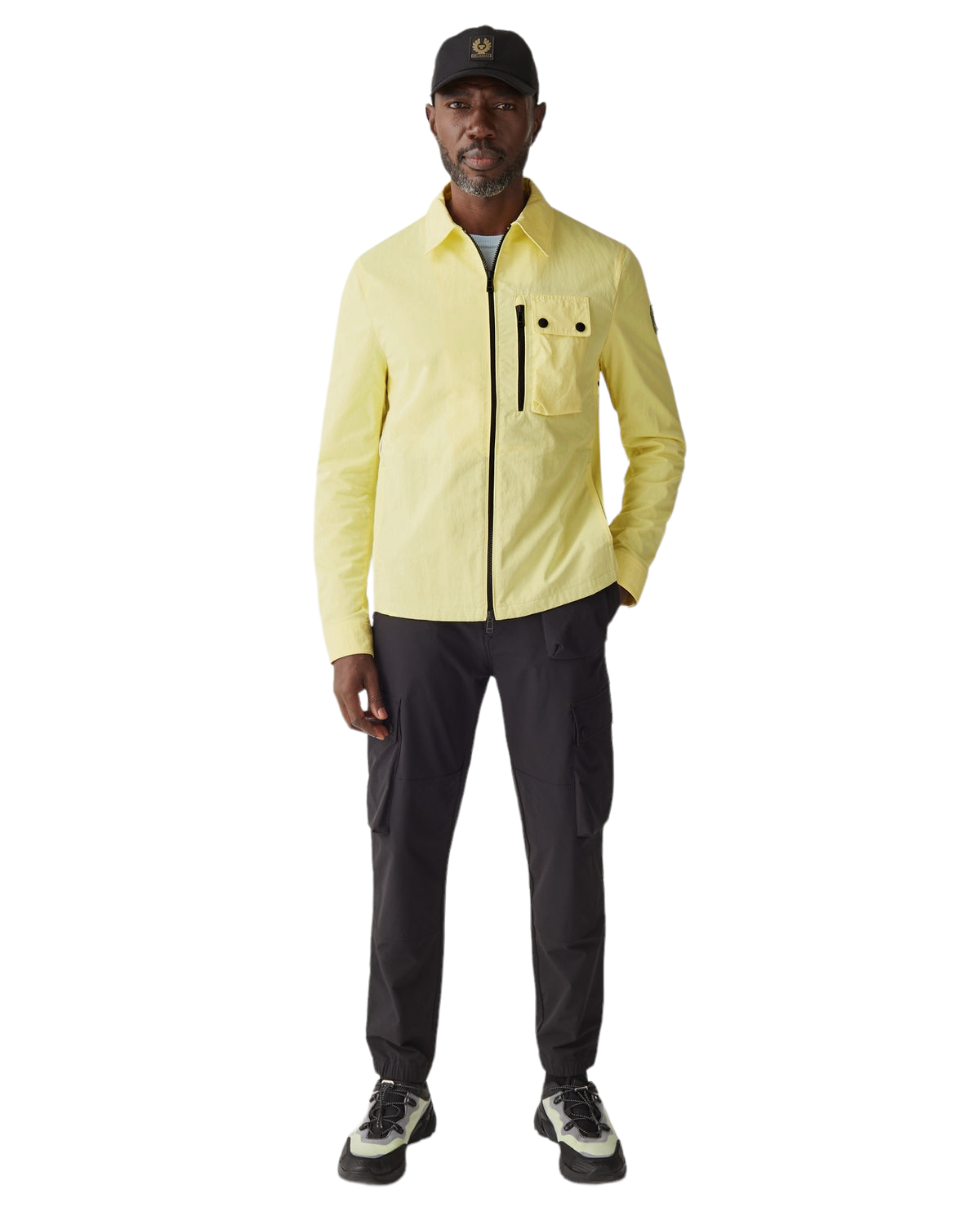 Belstaff Lemon Yellow Rail Overshirt Shackett