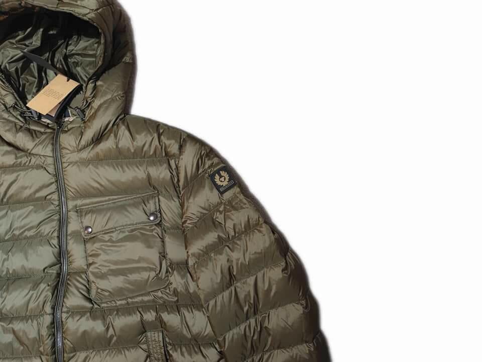 Belstaff Streamline Quilted Down Jacket Salvia