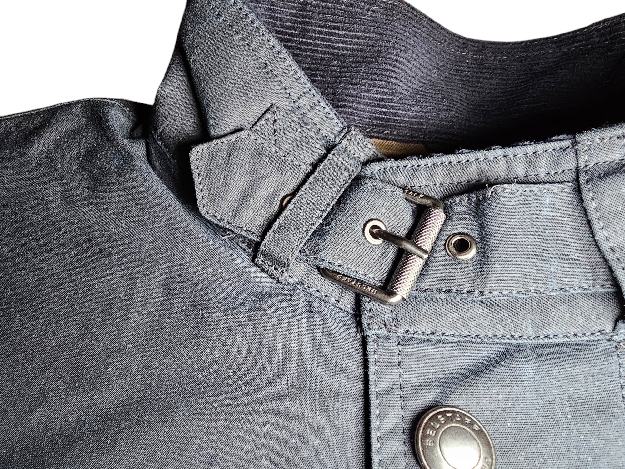 Belstaff Beat Jacket Deep Navy Lightweight Waxed Cotton Jacket