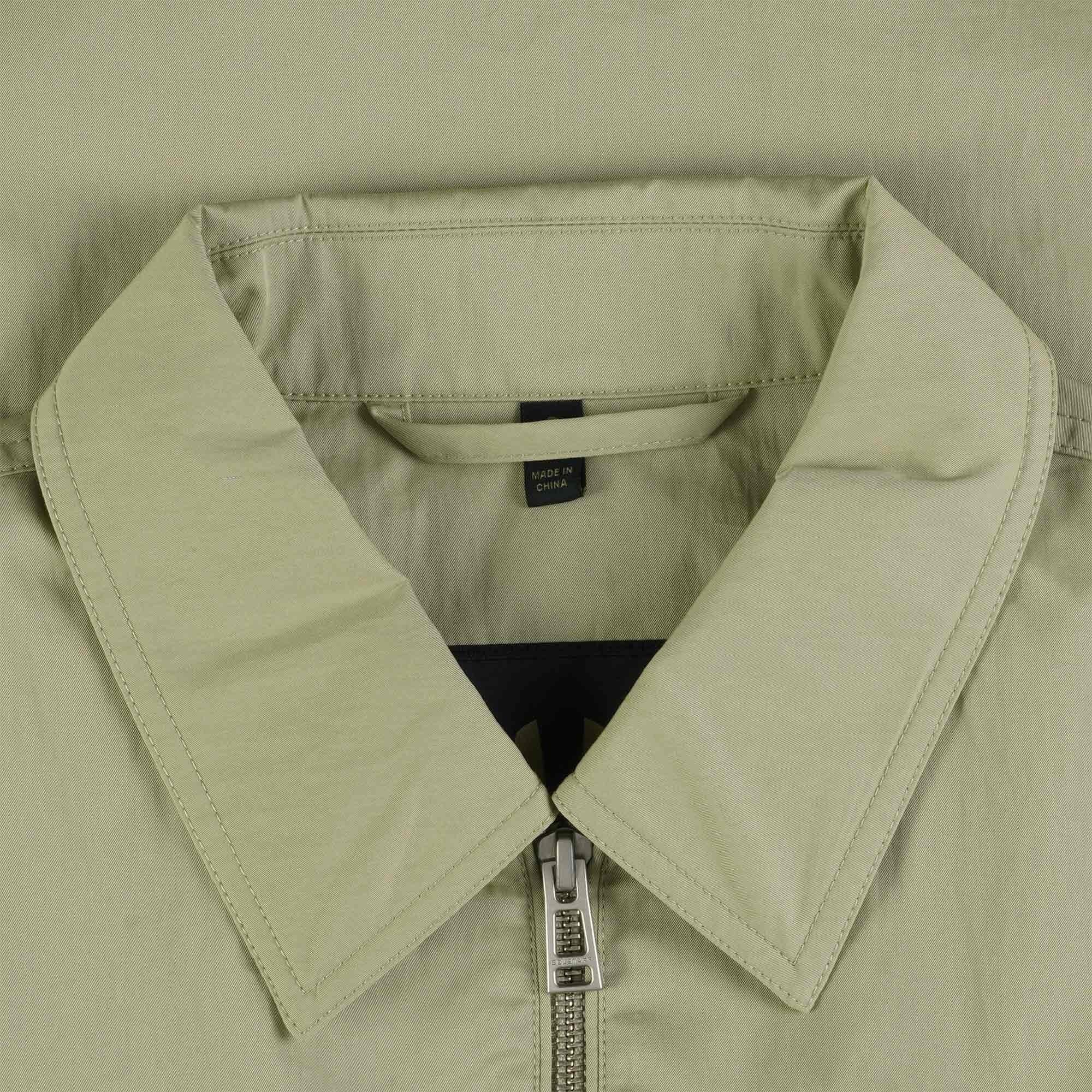 *Belstaff Echo Green Runner Cotton Blend Overshirt Shackett