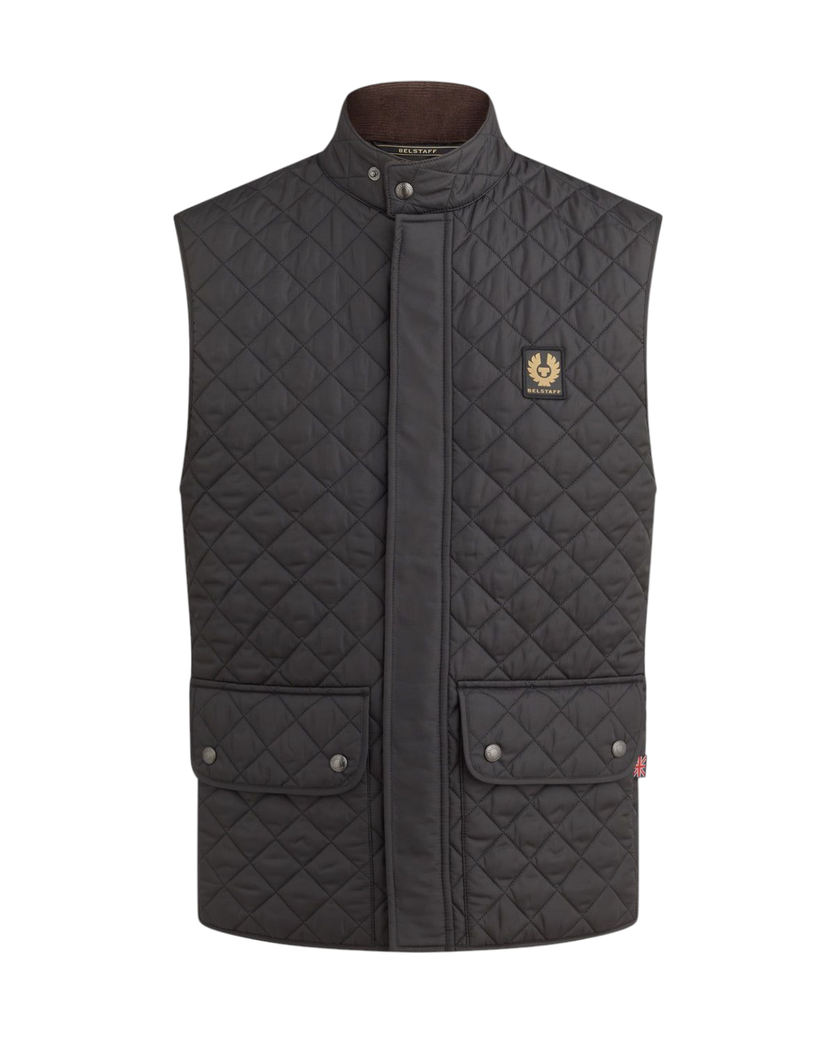 Belstaff Icon Quilted Nyon Waistcoat / Gilet Black