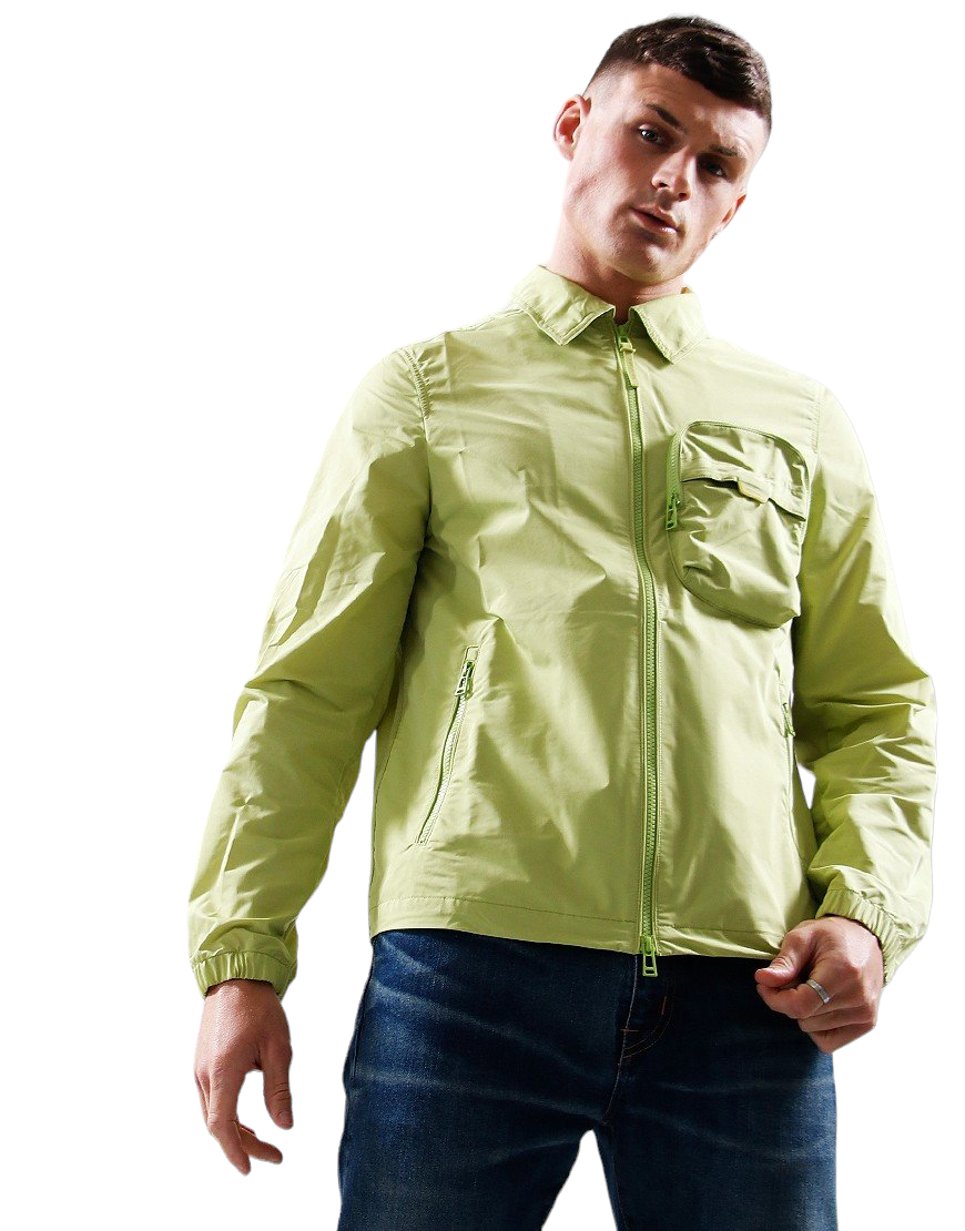 *Belstaff Board Lime Yellow Overshirt Shackett