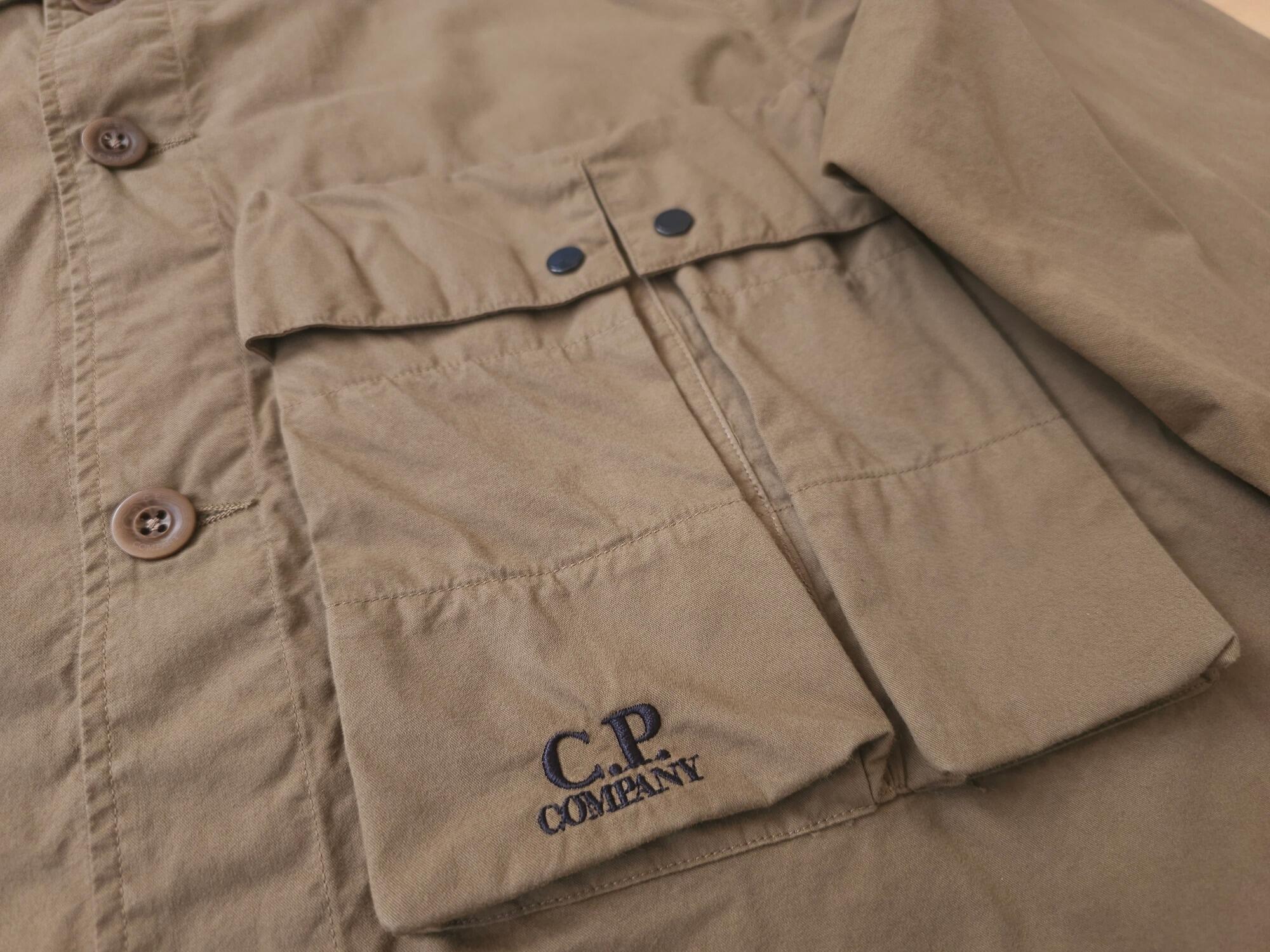 C.P Company Garbadine Cotton Pocket Shirt Overshirt Shacket CP Brown