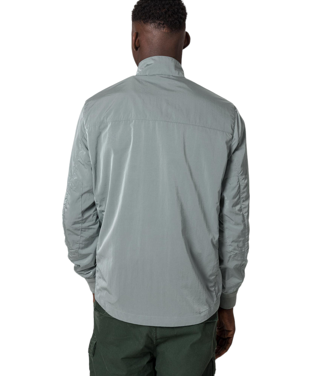 Belstaff Ramp Shimmer Shell Steel Green Jacket