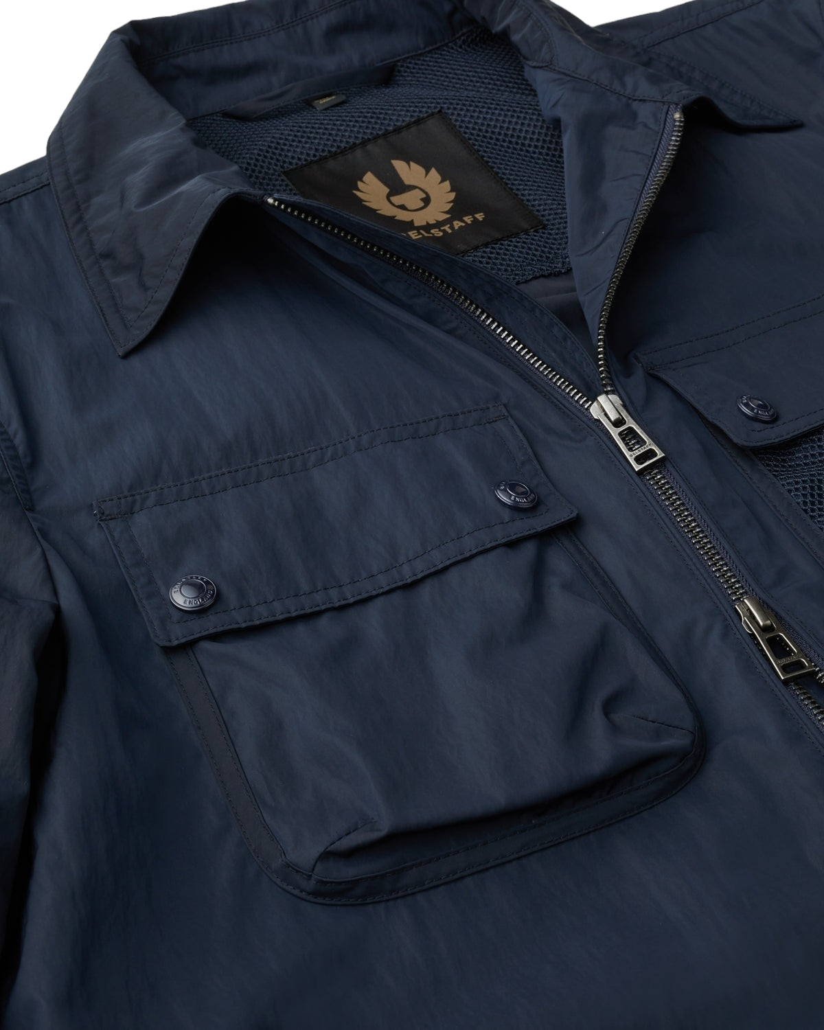 Belstaff Outline Dark Ink Overshirt Shackett Jacket