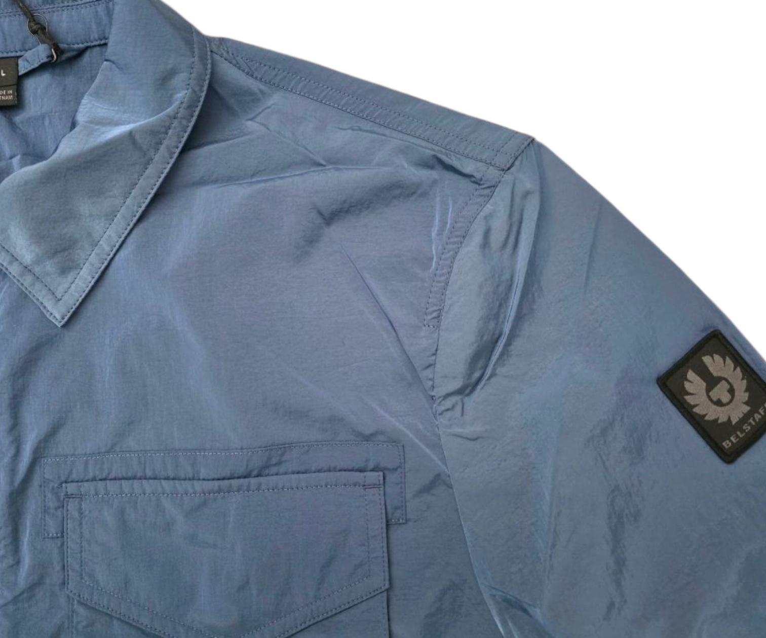 Belstaff Command Foward Blue Overshirt Shackett