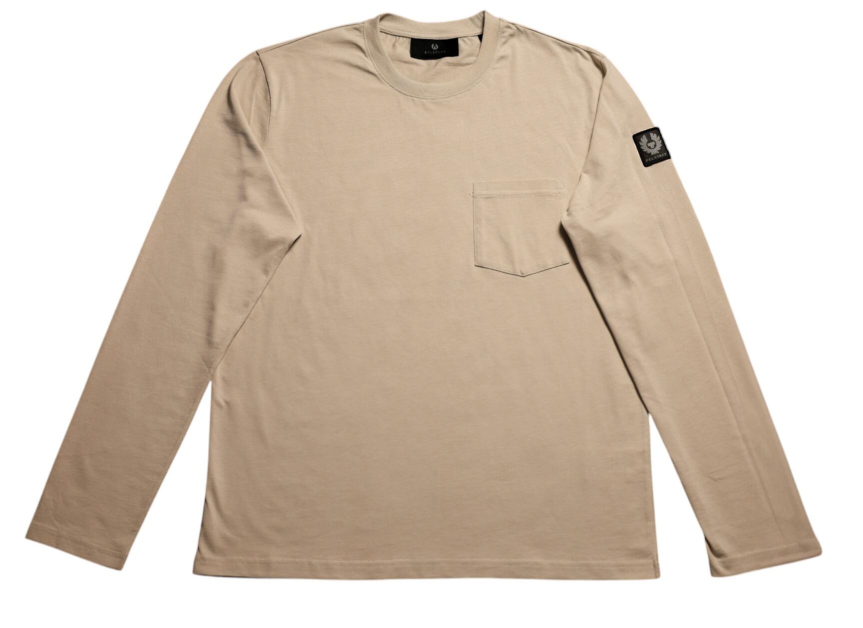 Belstaff Thom Long Sleeve Cotton T Shirt Shell