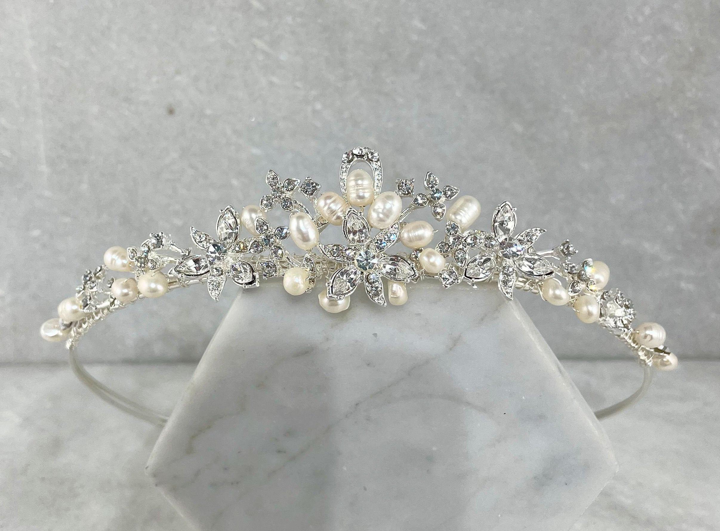 Pearl Wedding Tiaras