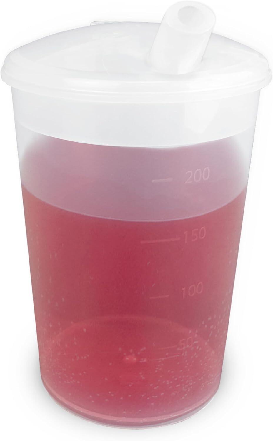 Plastic Beaker with Lid