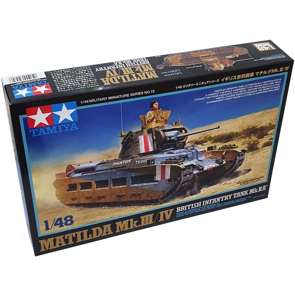 Tamiya Matilda MkIII/IV British Infantry Tank Model Kit Scale 148