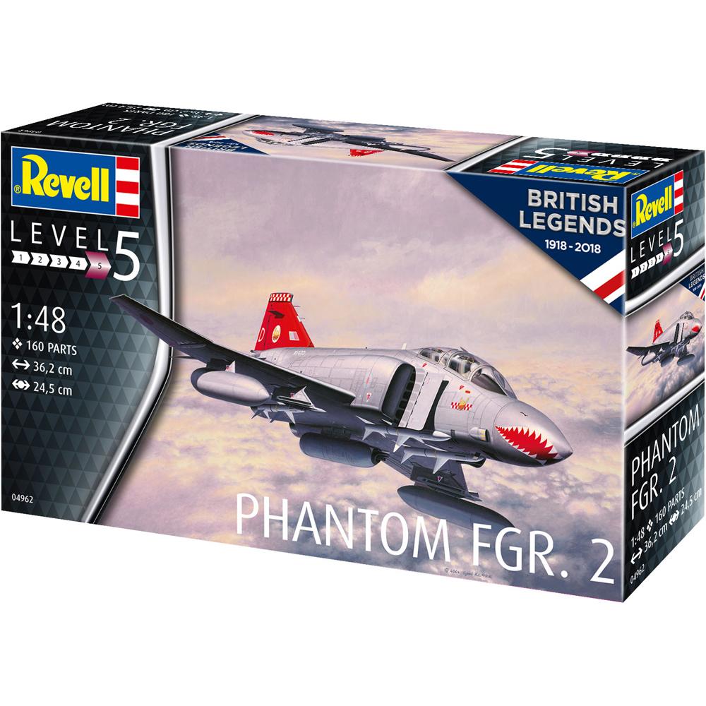 Revell British Legends Phantom FGR2 Plane Model Kit Level 5 Scale 148