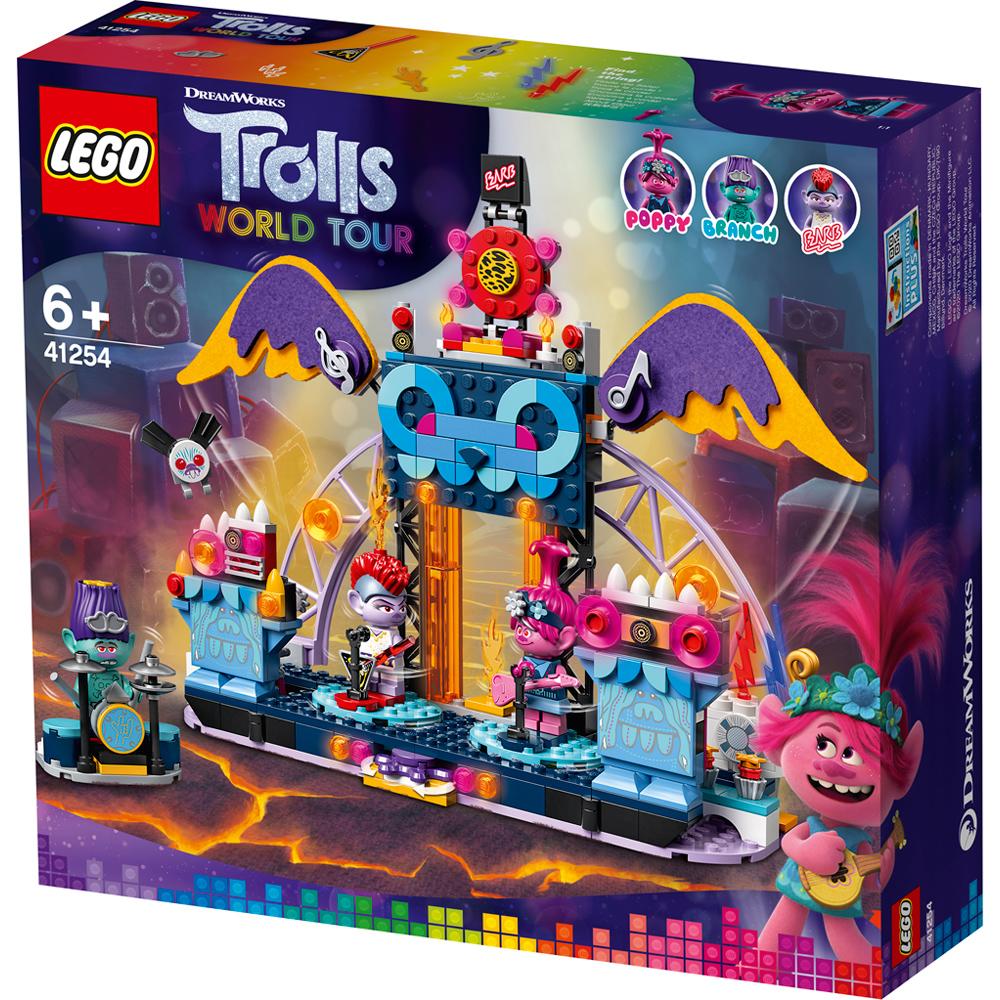 LEGO Dreamworks Trolls World Tour Volcano Rock City Concert Building Set