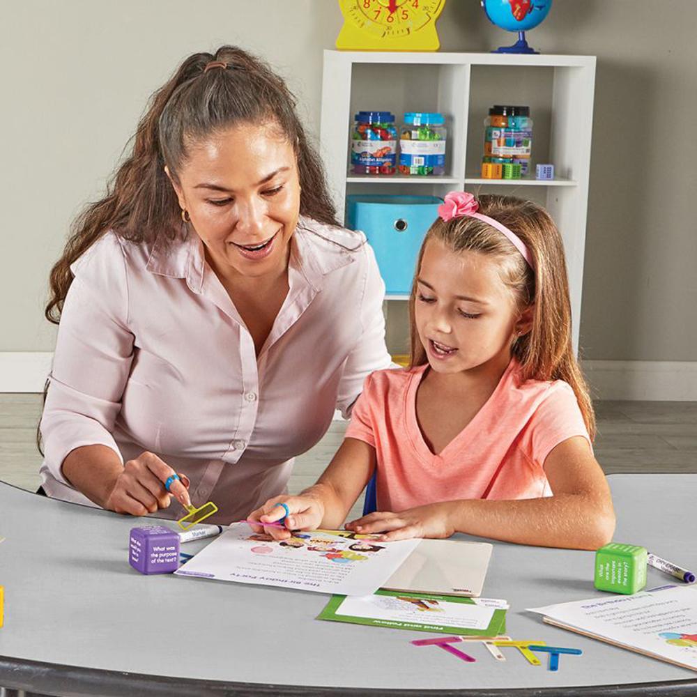 Learning Resources Hand2Mind Fingerfocus Reading Highlighter Set (4 Wands)