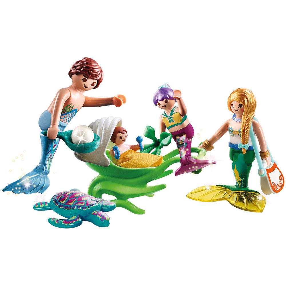 Playmobil Magic Family with Shell Stroller Playset