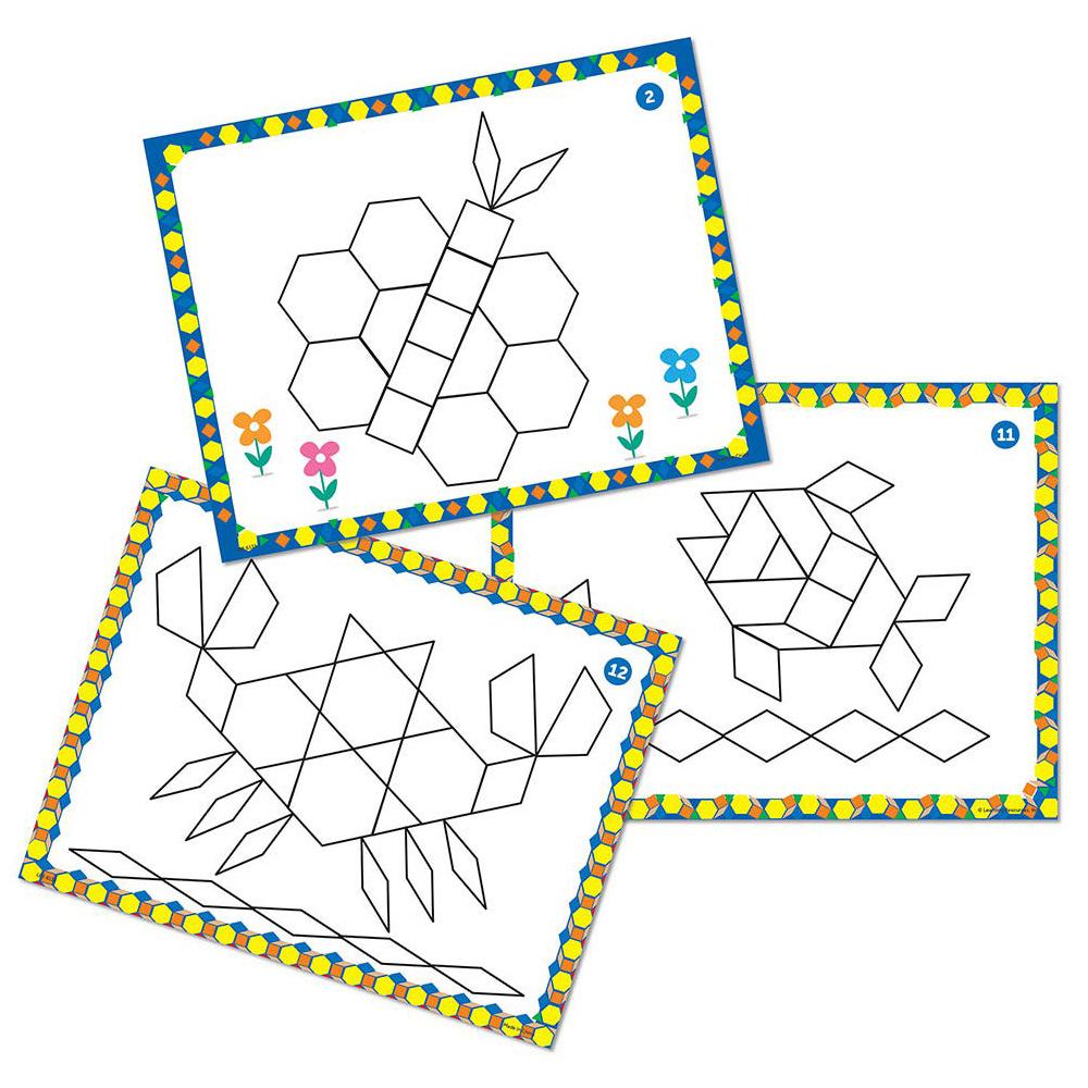Learning Resources Pattern Block Activity Set