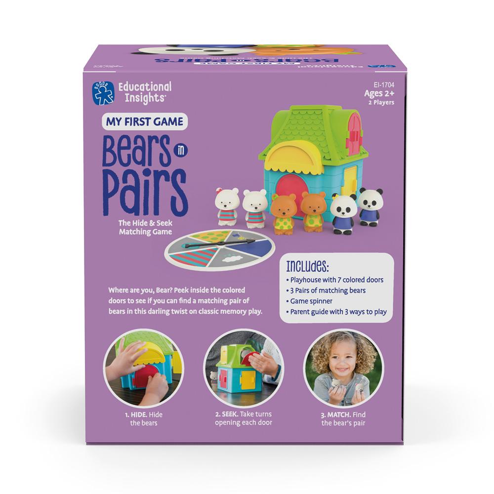 Educational Insights My First Game Bears in Pairs Matching Game