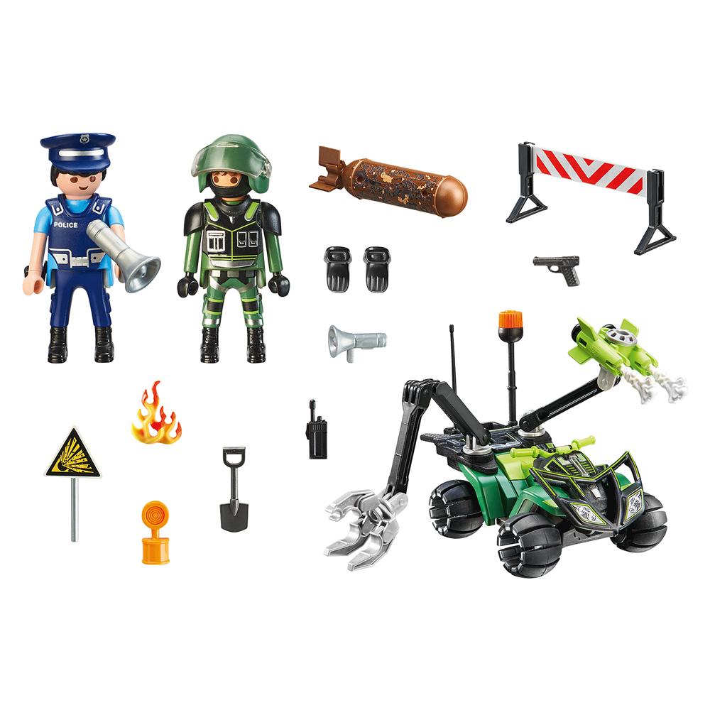 Playmobil City Action Police Hazard Training Starter Pack Playset for ...