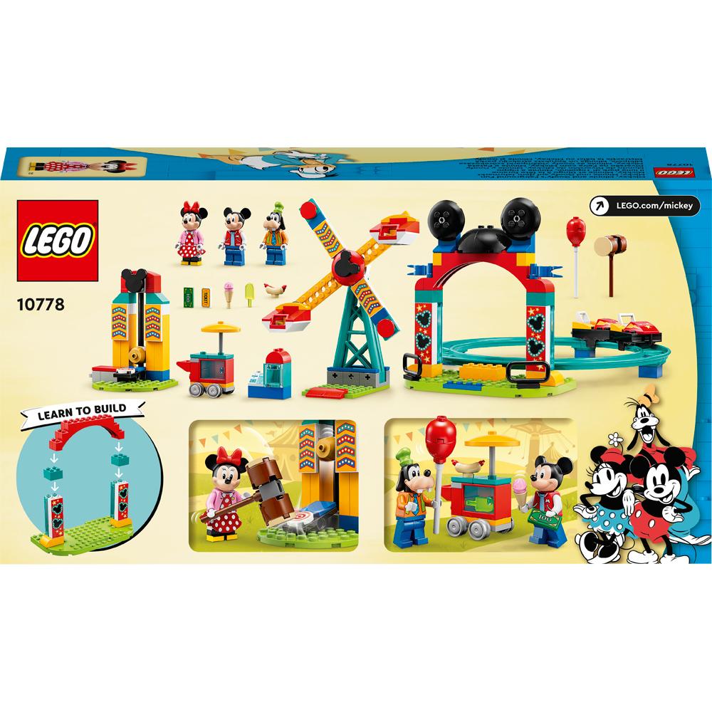 LEGO Disney Mickey Minnie and Goofys Funfair Fun Building Set 184 Piece