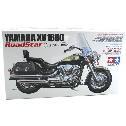 Tamiya Yamaha XV 1600 Roadstar Custom Motorcycle Model Kit (Scale 1:12)