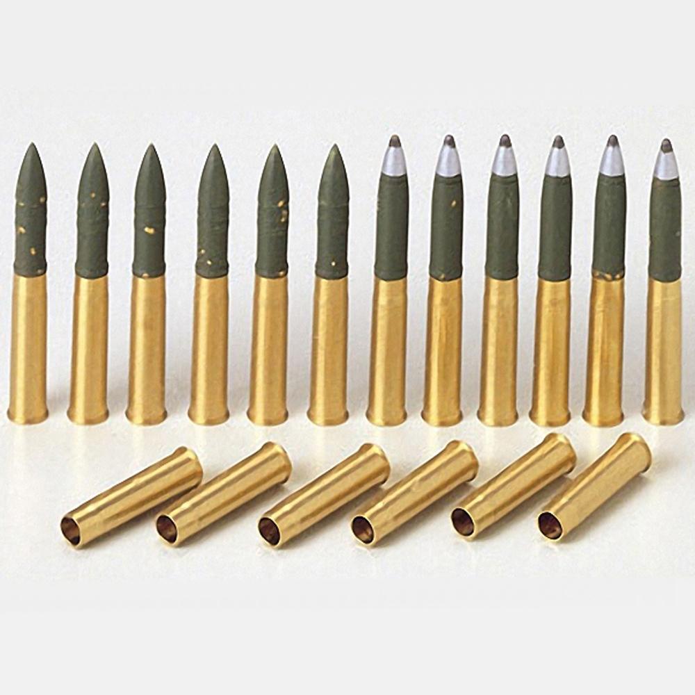 Tamiya M4 Sherman Brass 75mm Shells Tank Projectiles Model Scale 1:35