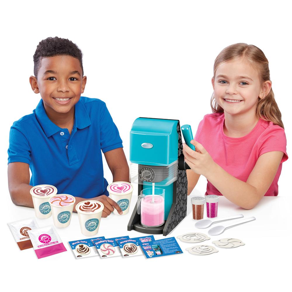 Creative Café Barista Bar Froth and Flavour Milk Playset by Cra-Z-Art ...