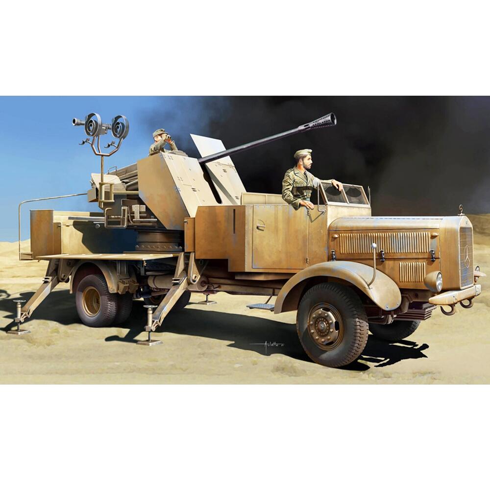 Trumpeter L4500A WWII Armoured Gun Truck Military Model Kit Scale 1:35