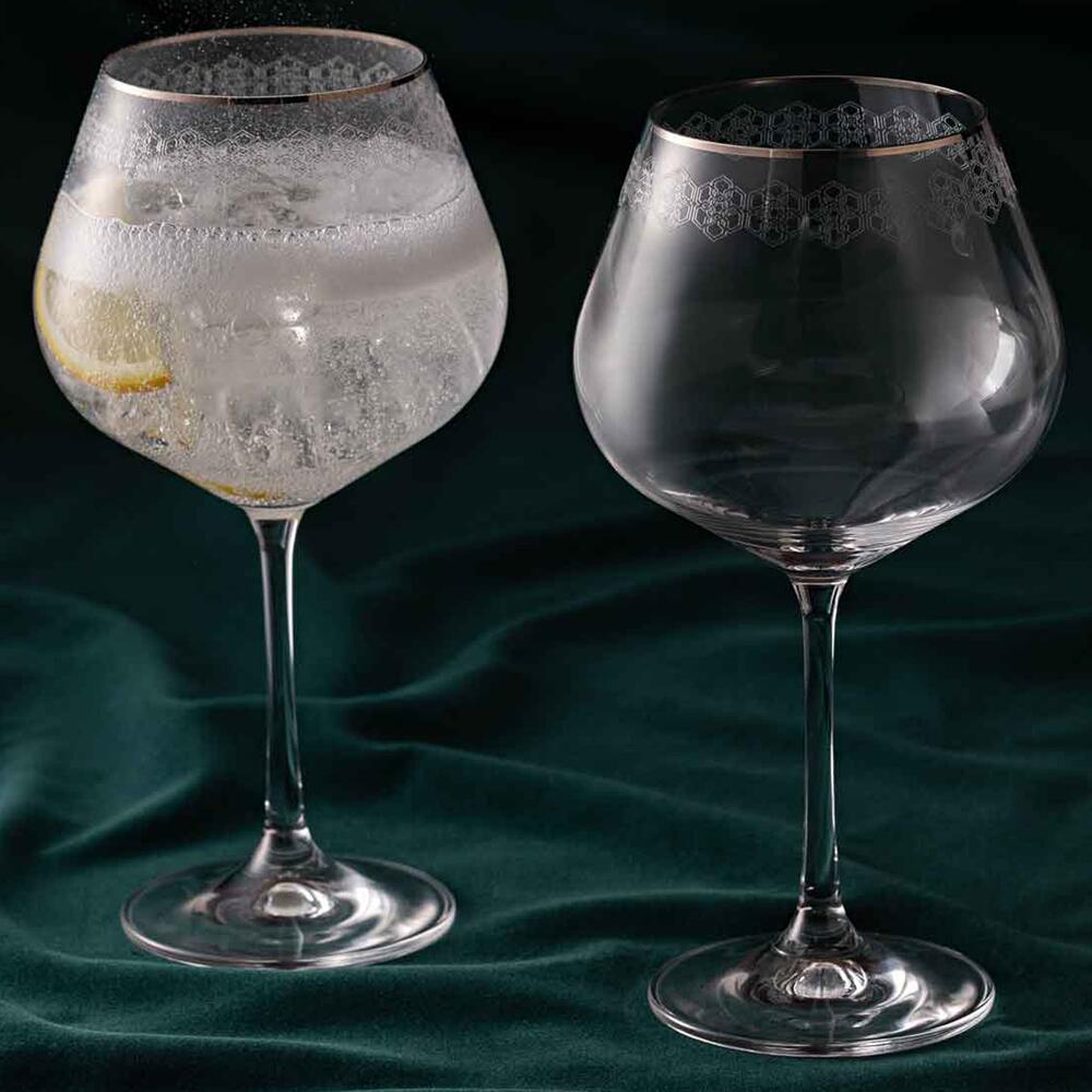 Dartington Gatsby Copa Gin & Tonic Glasses 570ml 21cm Tall Set of 2