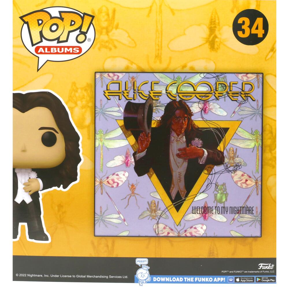 Funko POP! Albums Alice Cooper Welcome To My Nightmare Vinyl Figure ...