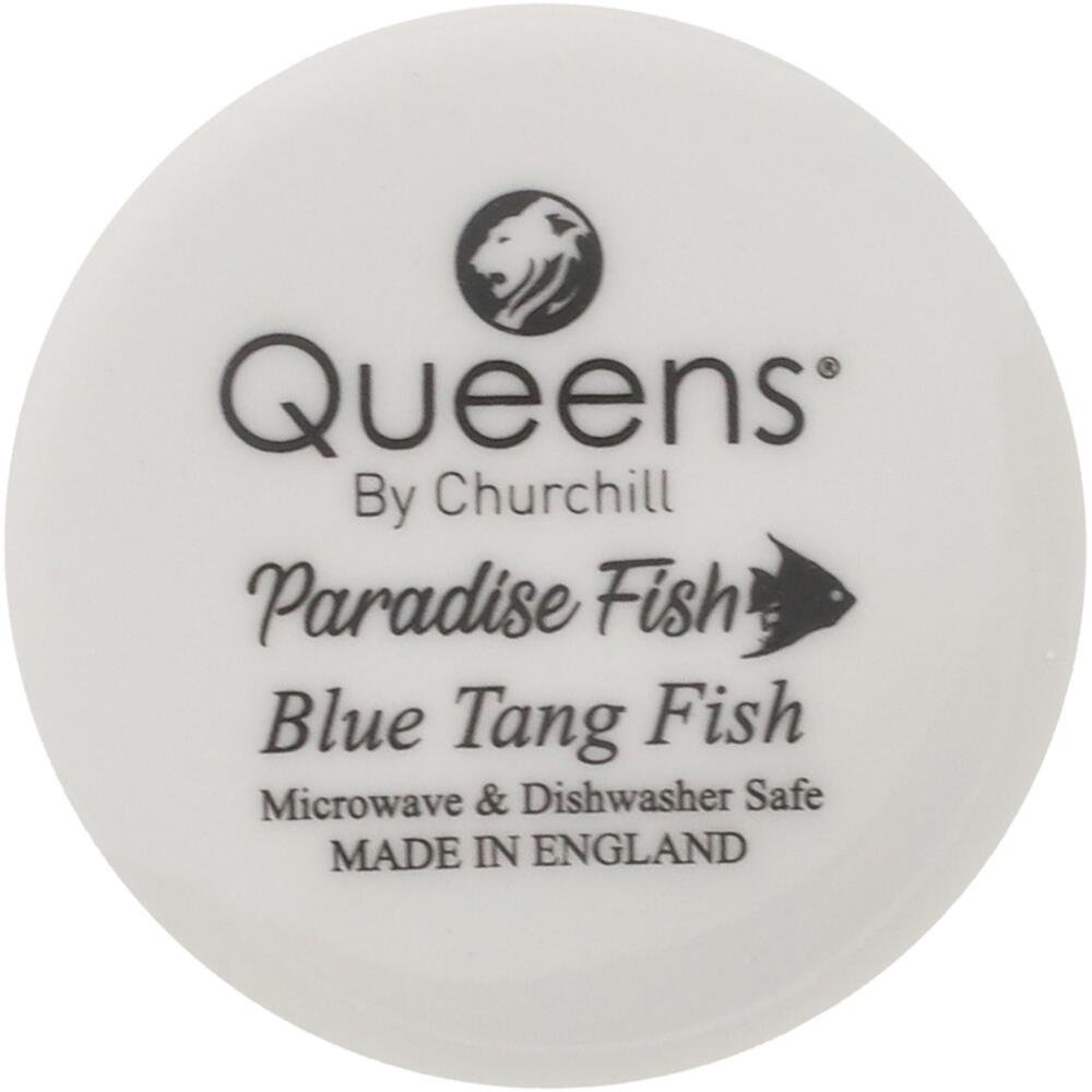Queens Paradise Fish Blue Tang Fine China 300ml Acorn Mug Dishwasher Safe