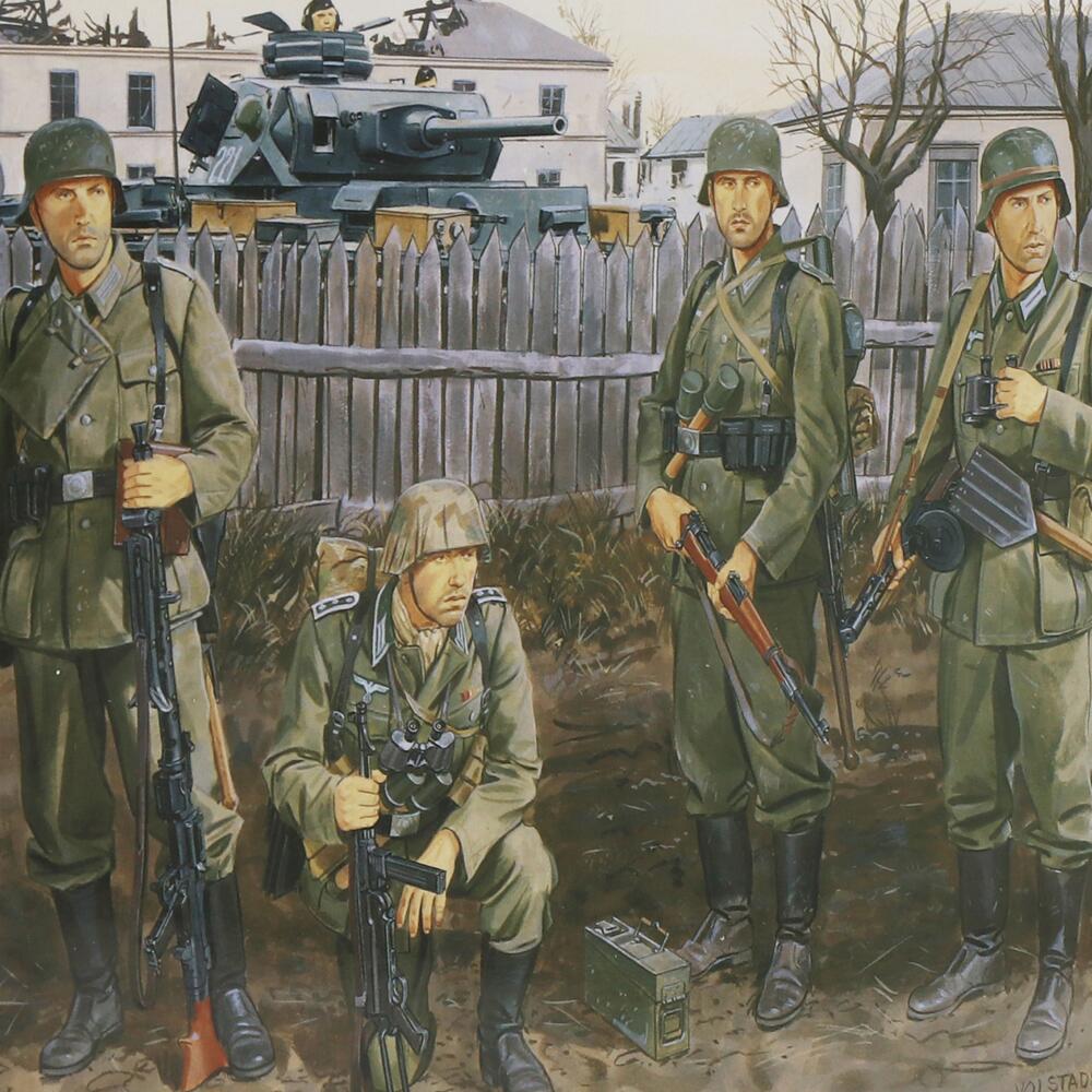 Dragon Approach to Stalingrad (Autumn 1942) German Troop Figure Set 1: ...