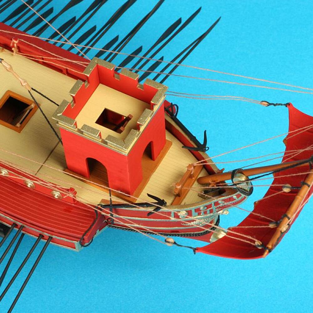 Zvezda Trireme of the Roman Emperor Historical Ship Model Kit Scale 1:72