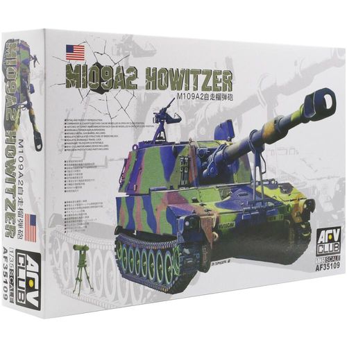AFV Club M109A2 Howitzer Military Vehicle Model Kit Scale 1:35