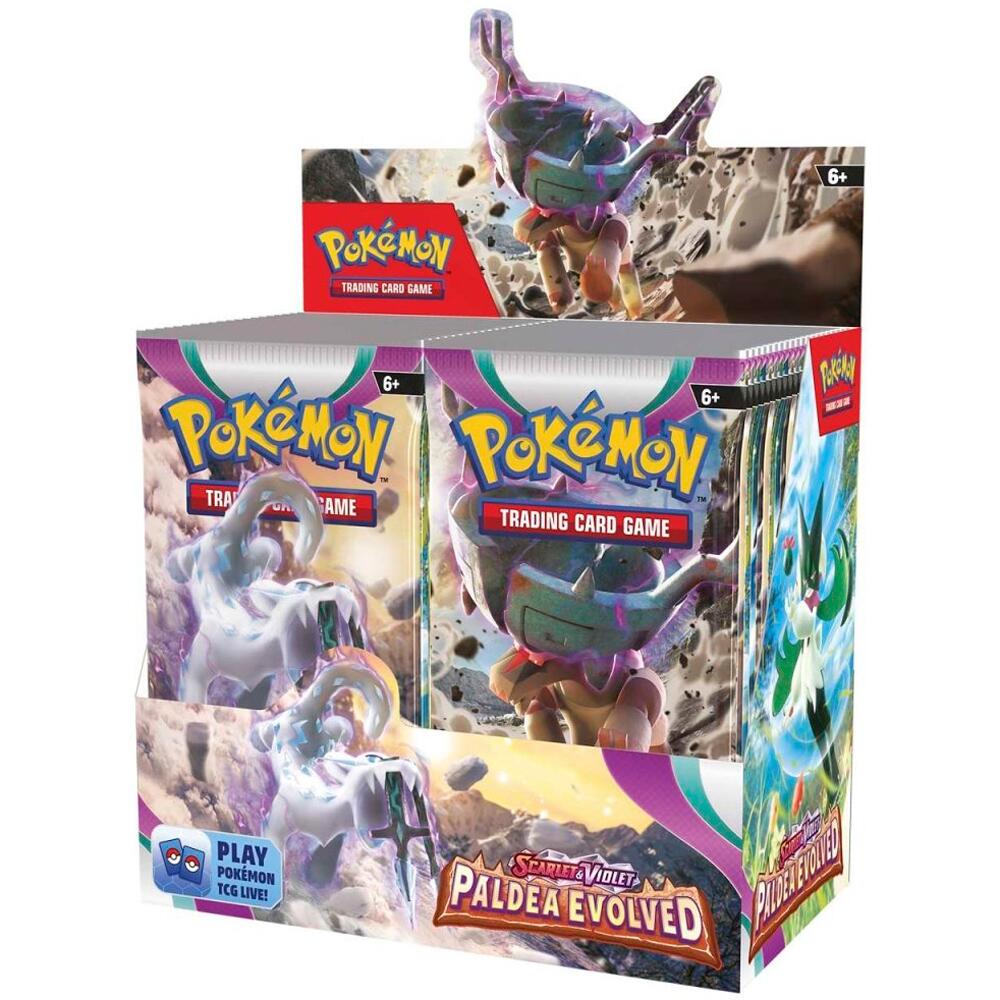 Pokemon TCG Scarlet & Violet Paldea Evolved VAROOM 3 Booster Packs