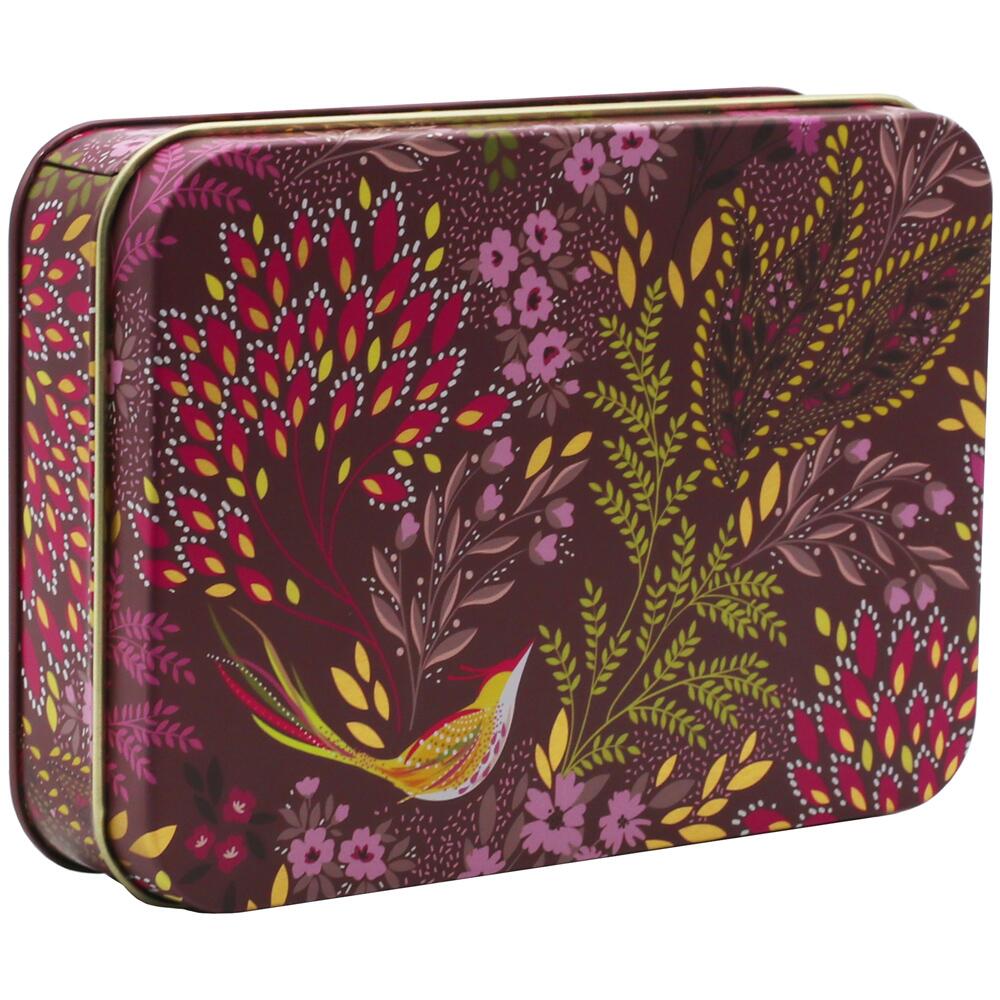 Sara Miller Haveli Garden Small Steel Rectangular Storage Tin
