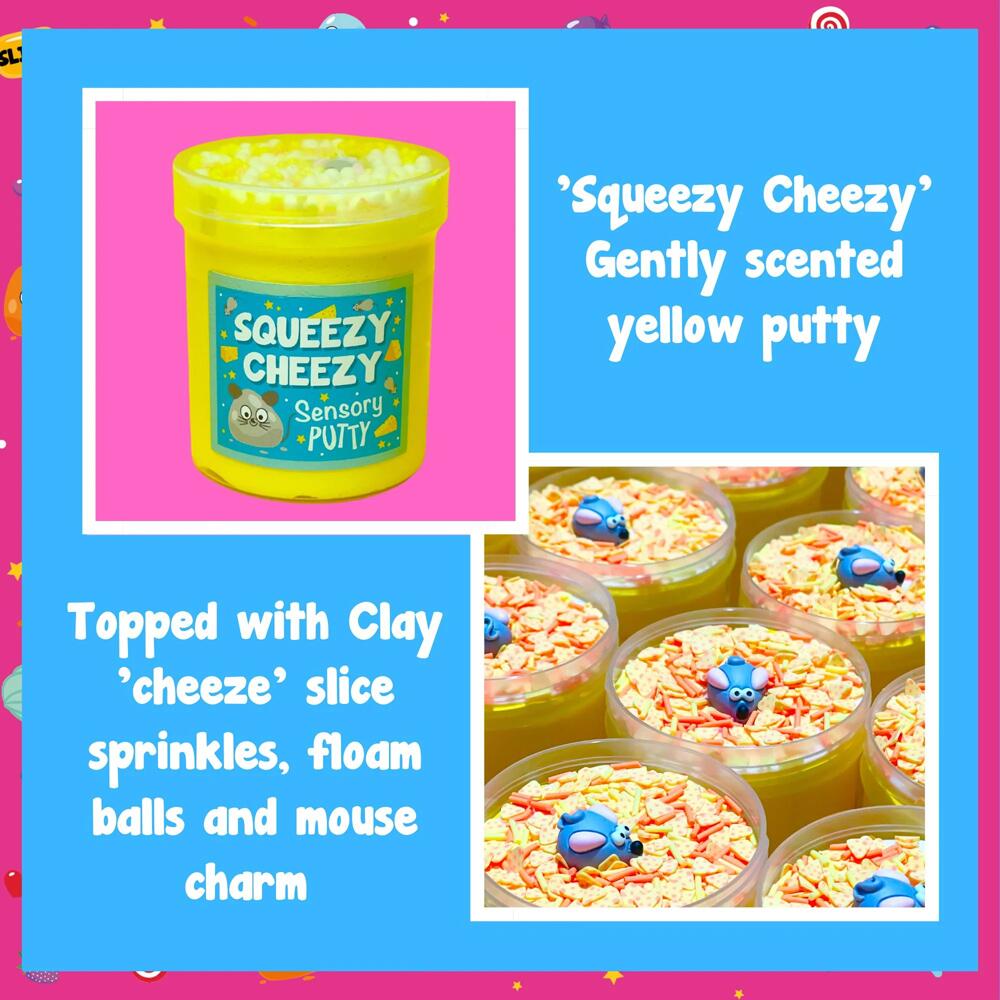 Slime Party SQUEEZY CHEEZY Sensory Putty 275ml