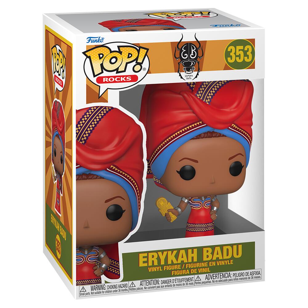 Funko POP! Rocks ERYKAH BADU in Red Dress Vinyl Figure 353