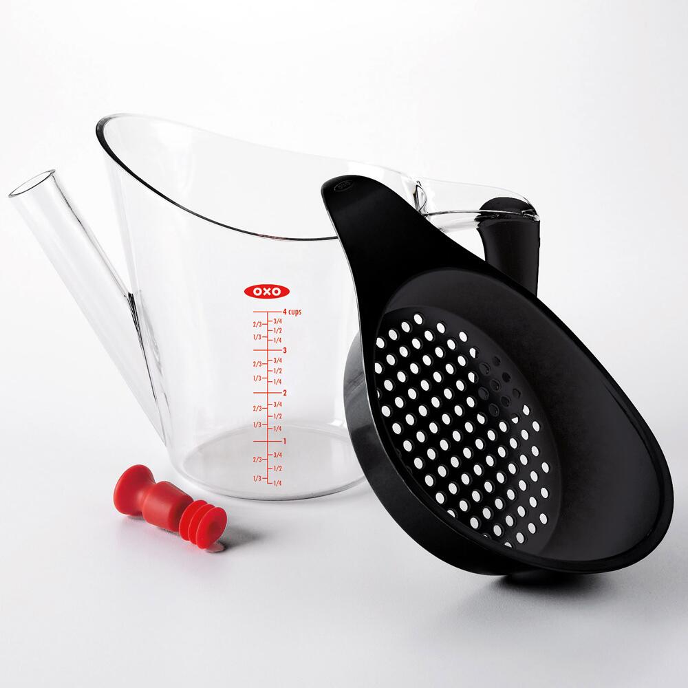 OXO Good Grips Gravy Fat Seperator 1 Litre with Silicone Valve