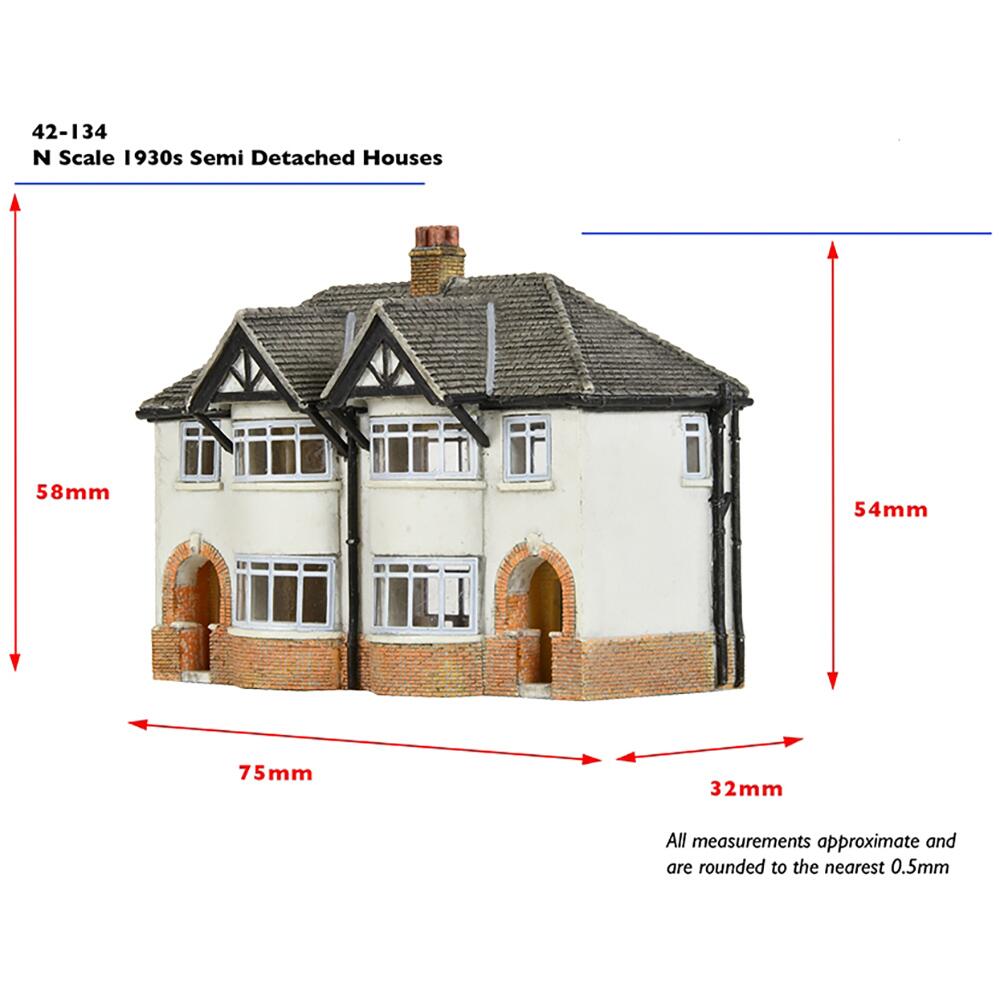 Scenecraft Graham Farish 1930's Style Semi Detached Houses Model ...