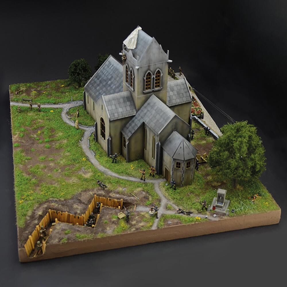 Italeri D-Day Air Assault on Sainte-Mère-Eglise Diorama Model Kit Scale ...
