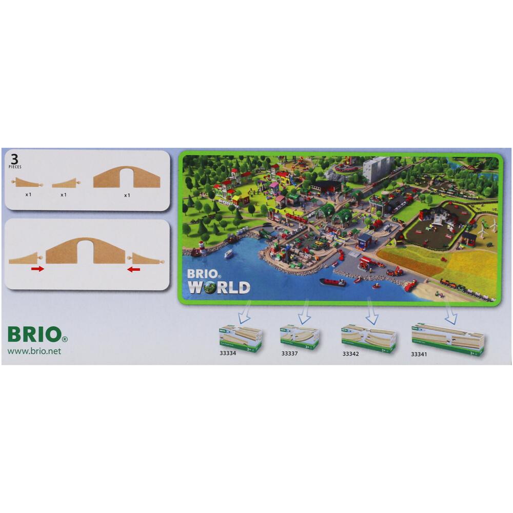 BRIO World Viaduct Bridge Accessory Set for Wooden Railways