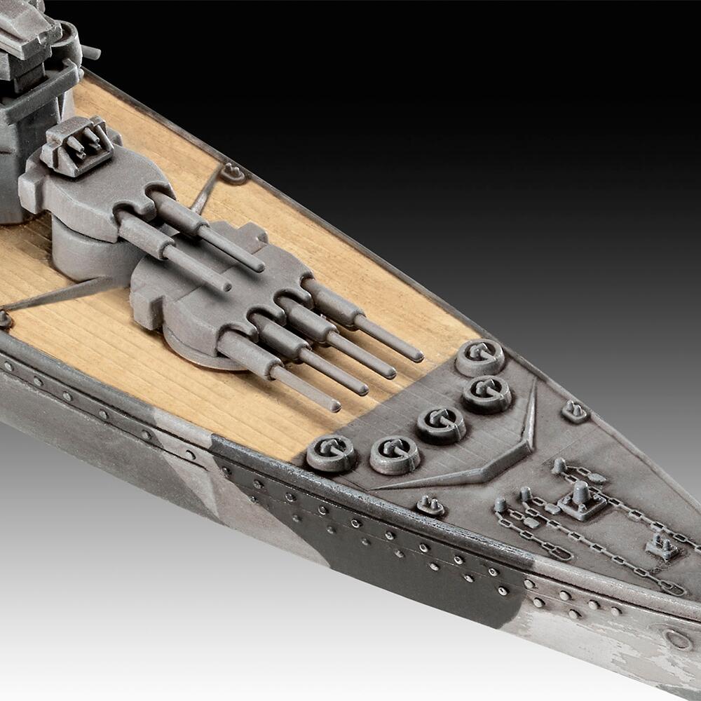Revell HMS Duke of York Battleship Model Kit Scale 1:1200