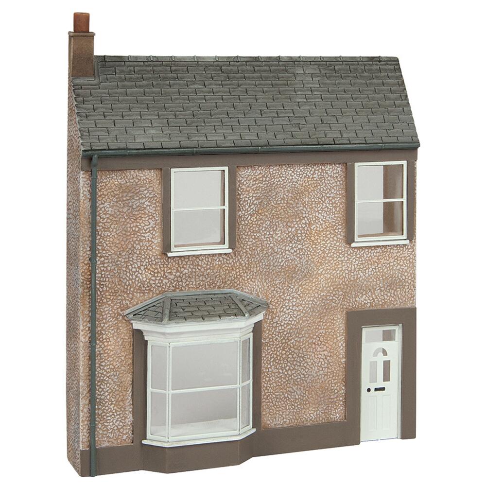 Scenecraft Low Relief Pebble Dash Terraced House Model Railway Building ...