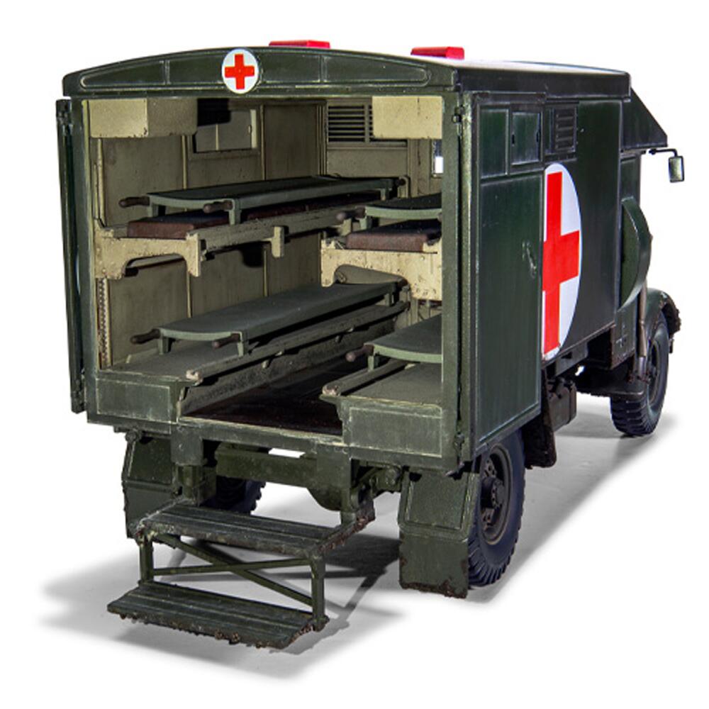 Airfix Austin K2/Y Ambulance Military Vehicle Plastic Model Kit Scale 1:35