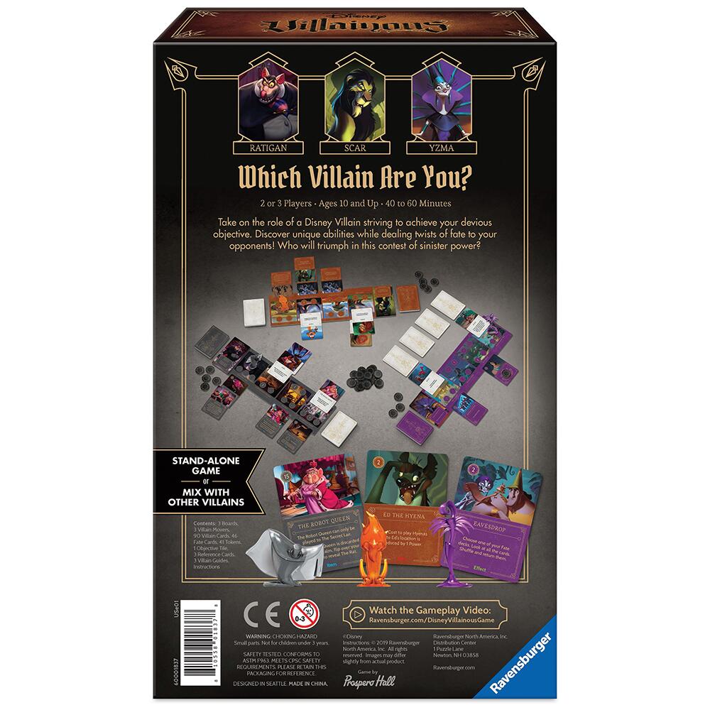 Ravensburger Disney Villainous Expansion Pack Evil Comes Prepared