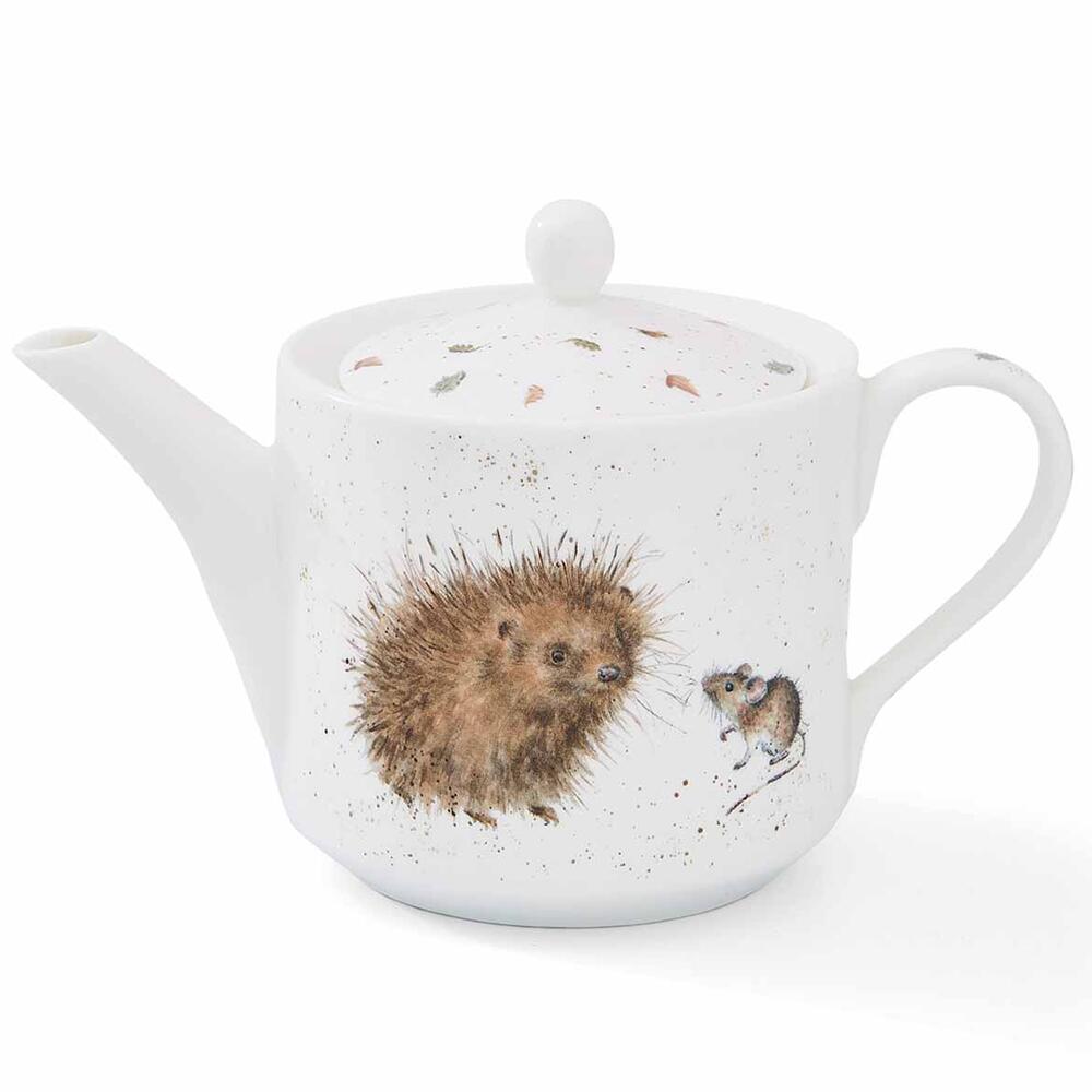 Royal Worcester Wrendale Designs Hedgehog & Mouse Teapot 1 Pint