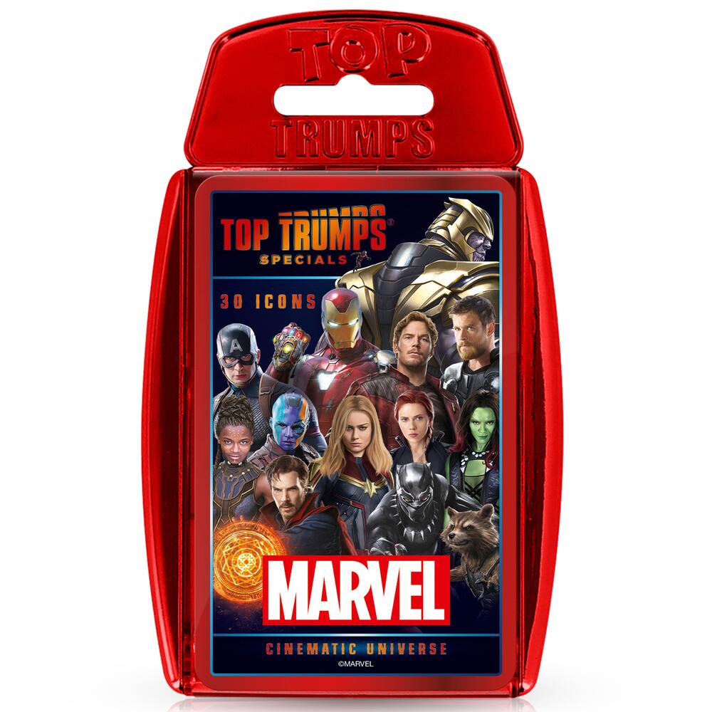 Top Trumps Marvel Cinematic Universe 30 Icons Card Game