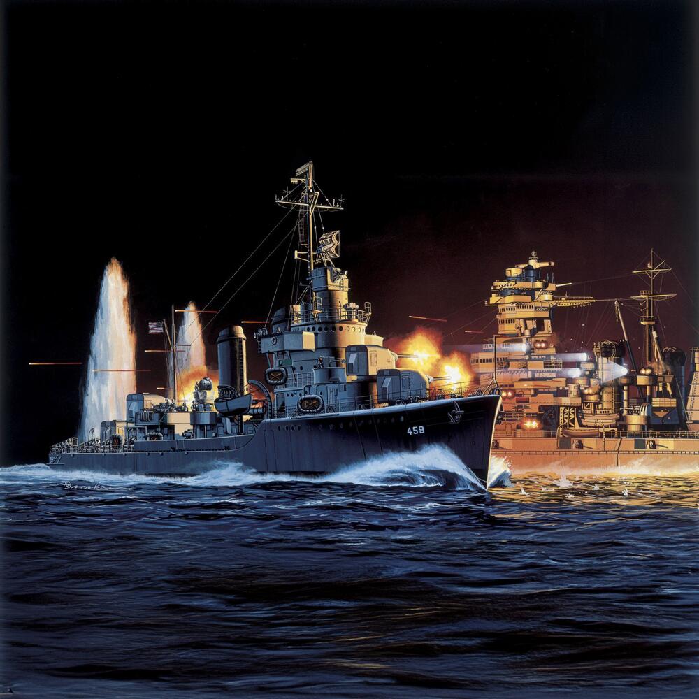 Dragon U.S.S. Laffey DD-459 Benson Class Destroyer 1942 Scale 1:350